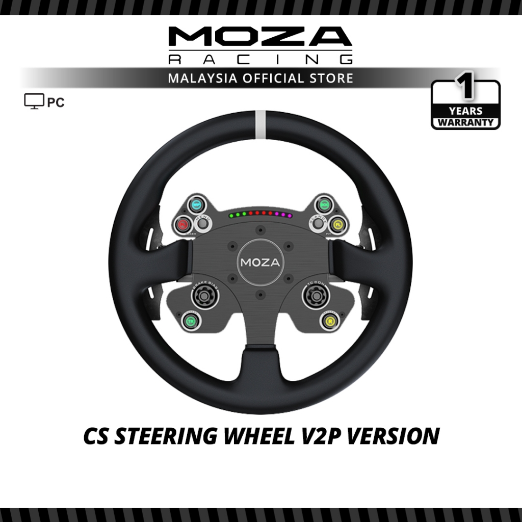 MOZA RACING CS Steering Wheel V2P Version | Shopee Malaysia