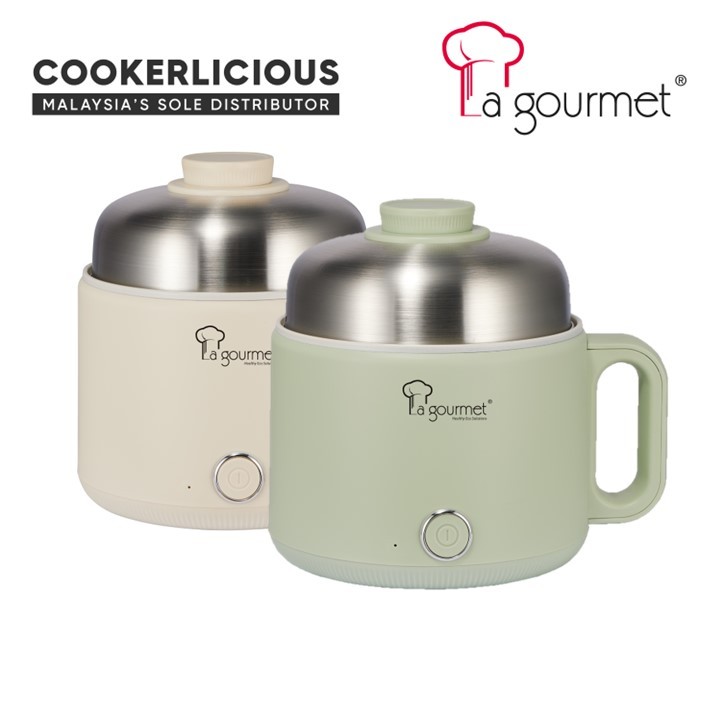 La gourmet Electric 1.6L Multi Cooker (Ceramic Coating With Steamer ...