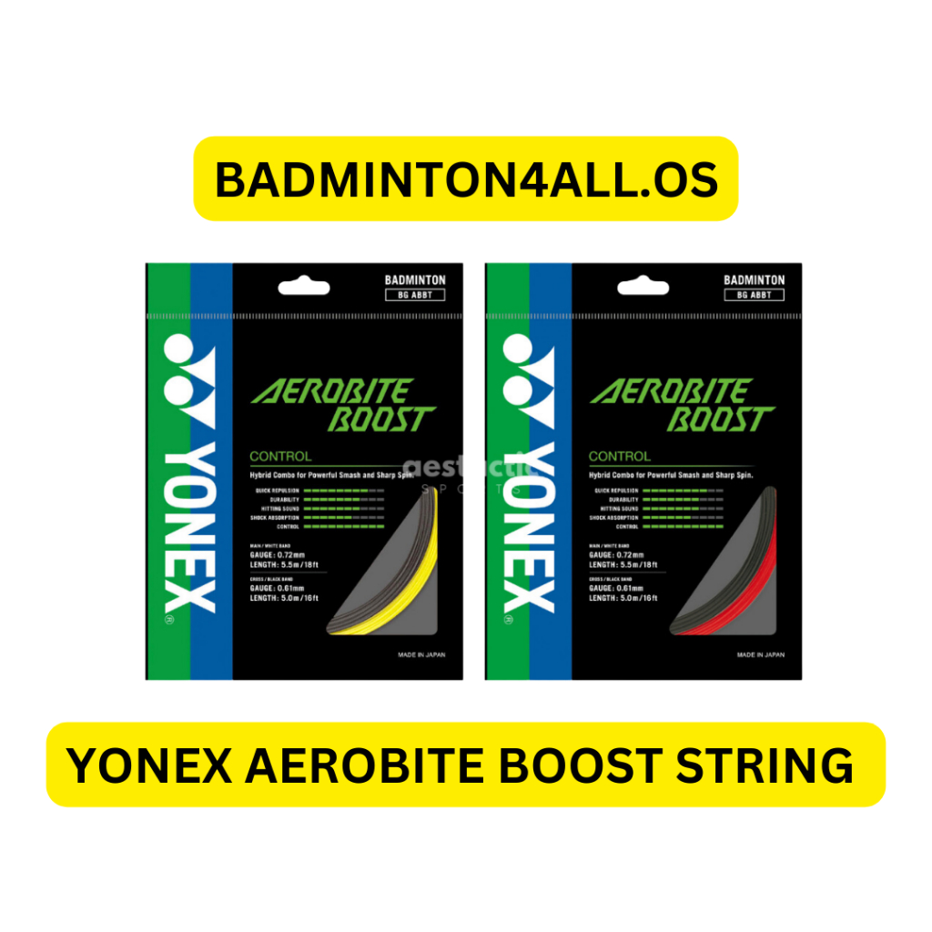 YONEX AEROBITE BOOST BADMINTON STRING (100% ORIGINAL) | Shopee Malaysia