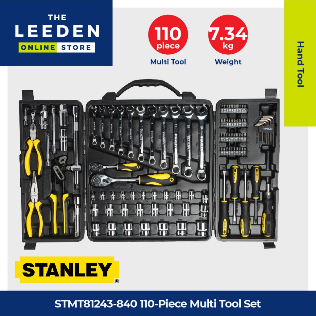 Stanley STMT81243-840 110Pc Multi Tool Set | Shopee Malaysia