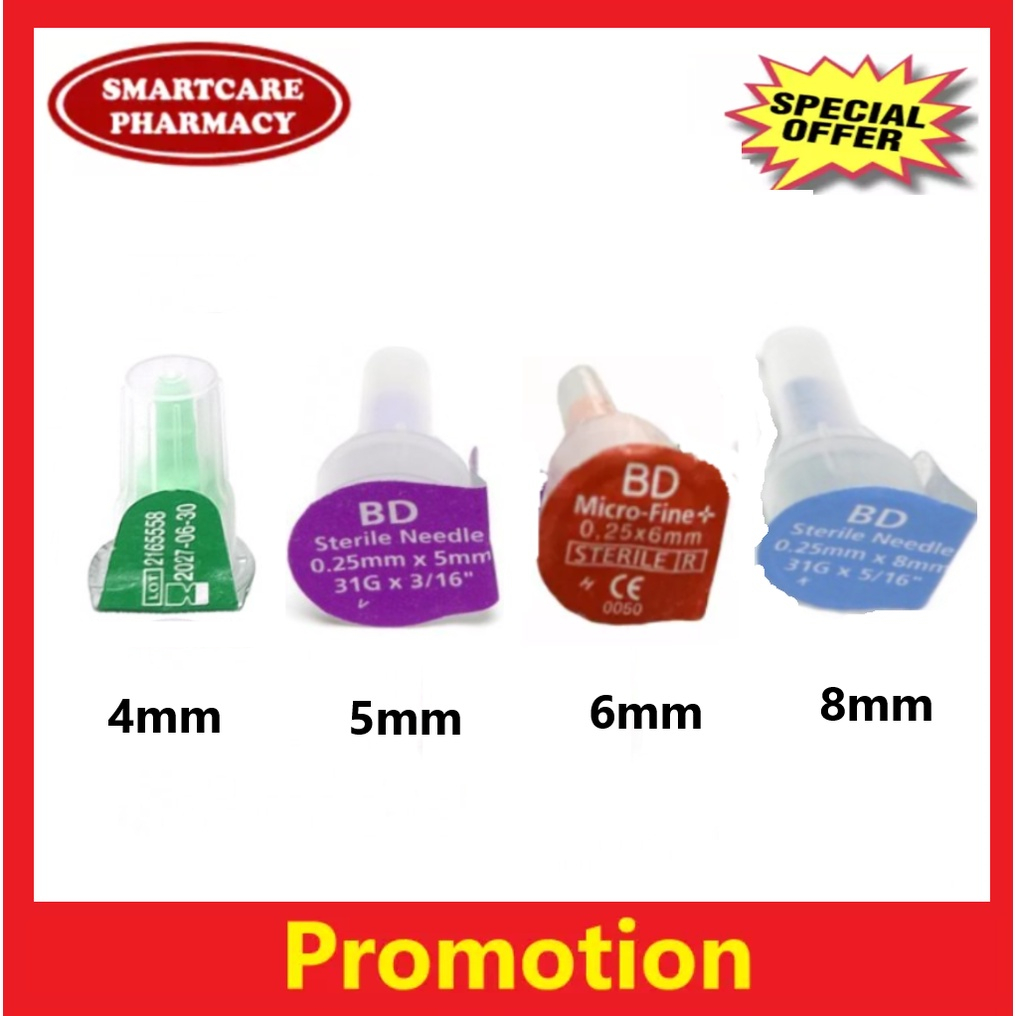 BD Microfine/Ultrafine Pro insulin needle ( 4mm (Ultra-Fine Pro / 5mm ...