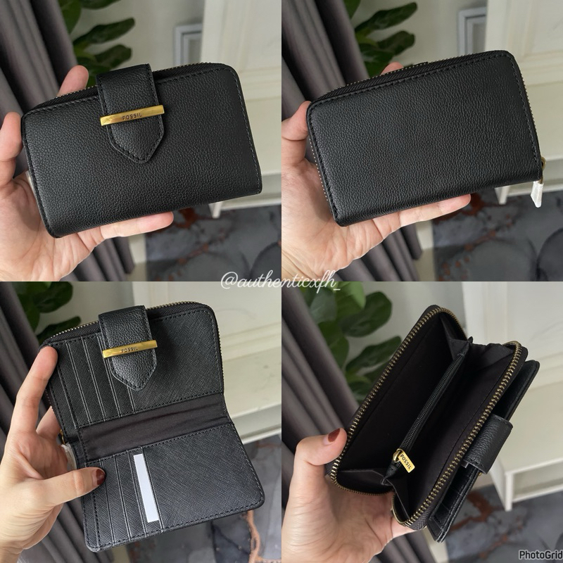 Fossil bryce multifunction wallet leather | Shopee Malaysia
