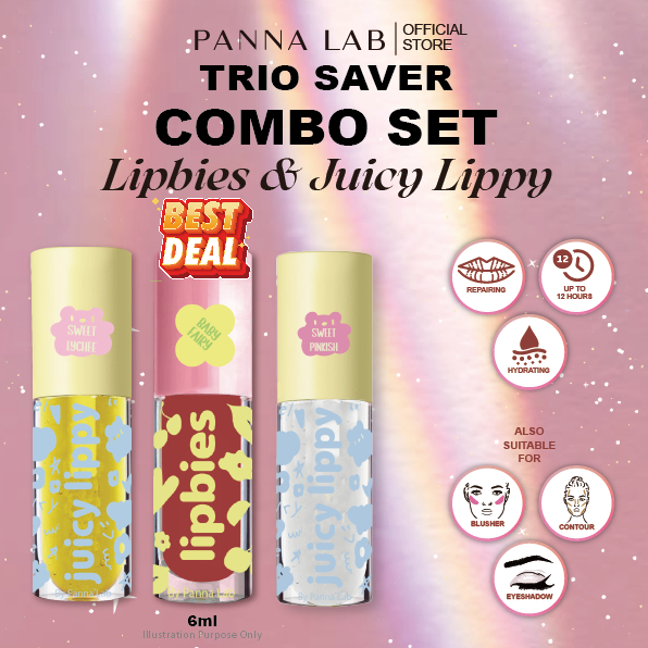 TRIO SAVER COMBO SET-LIPBIES AND JUICY LIPPY LIP OIL | Shopee Malaysia