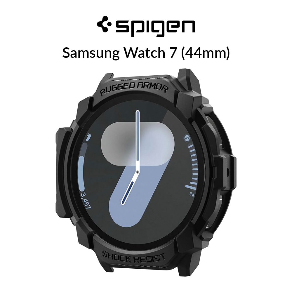 Spigen Samsung Watch 7 (44mm) Case Rugged Armor Cover Drop Protection ...