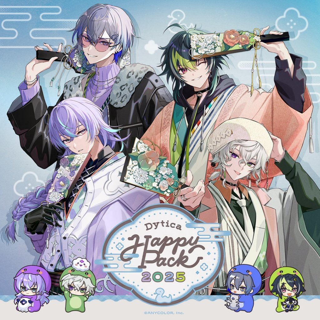 [PO] Nijisanji Dytica Happy Pack 2025 feat Koyanagi Rou, Murakumo ...