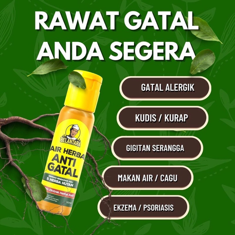 air belantara anti gatal / air herba anti gatal belantara Readystock ...