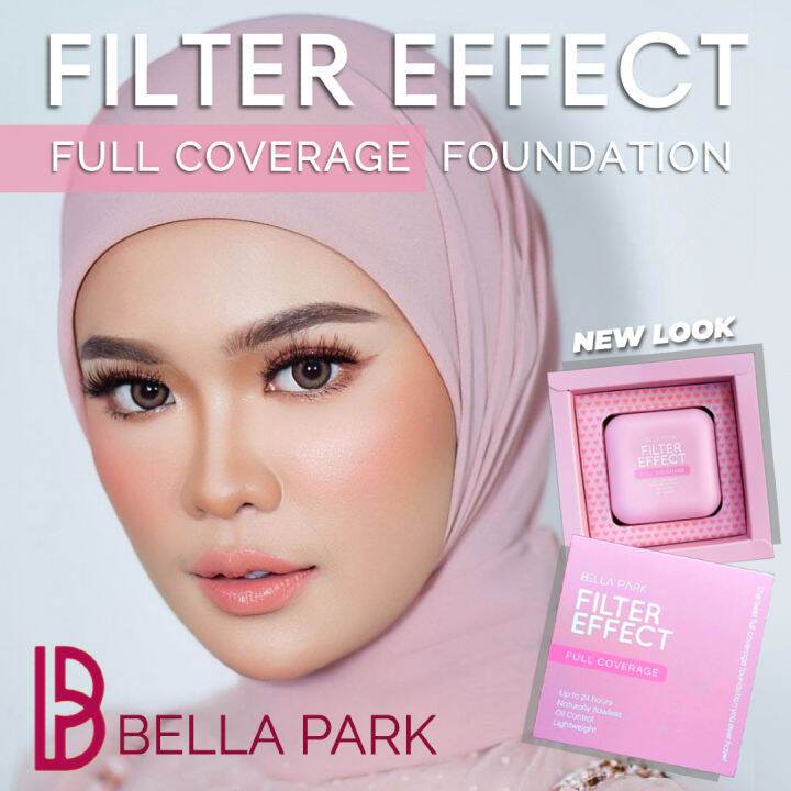 BELLA PARK FILTER EFFECT FOUNDATION FULL COVERAGE | Shopee Malaysia