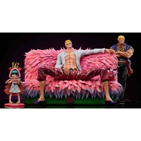 Scorpio Studio - Sit Pose Doflamingo One Piece Resin Statue GK Anime ...