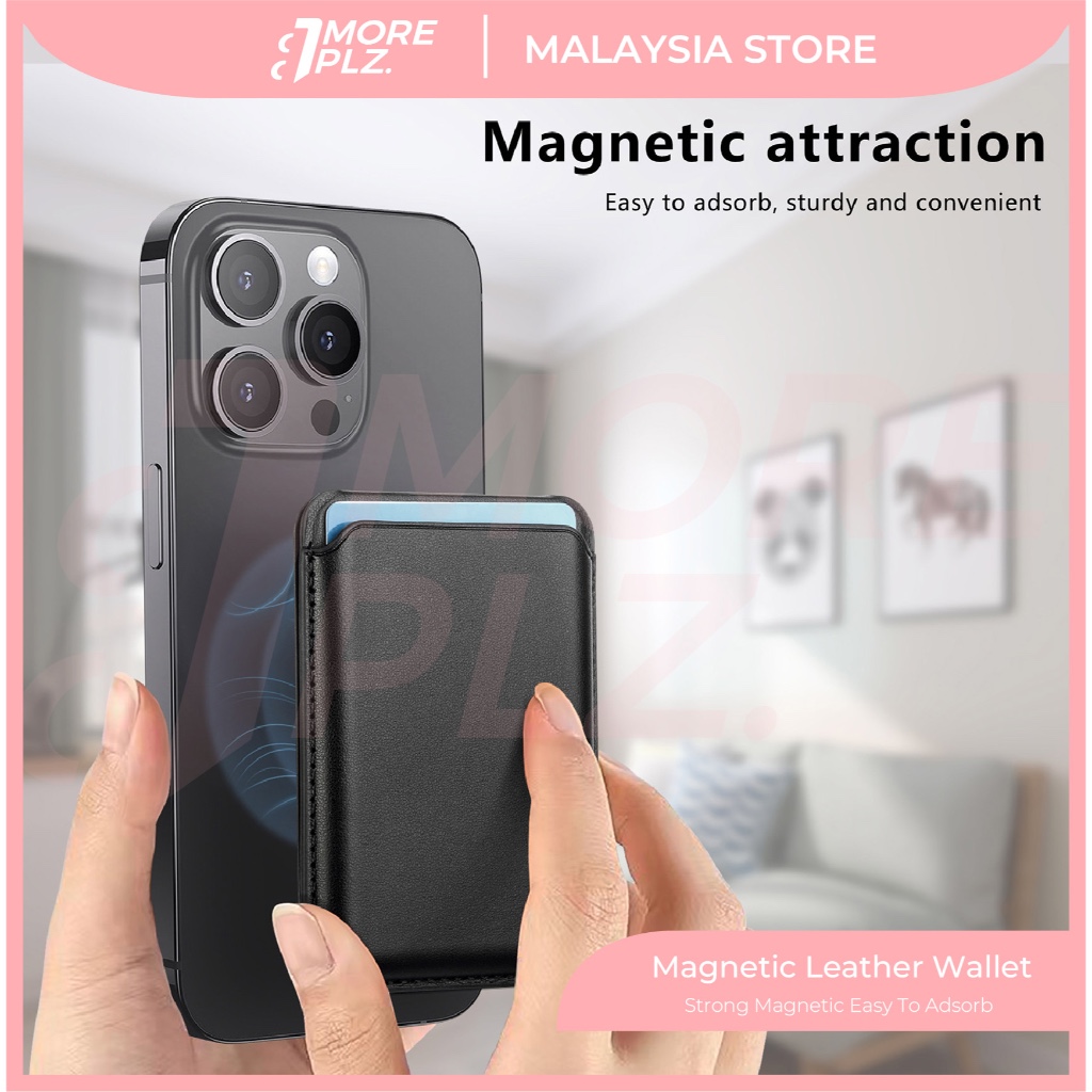 1More Premium Phone Magnetic Leather Wallet Case with Magnet Card ...