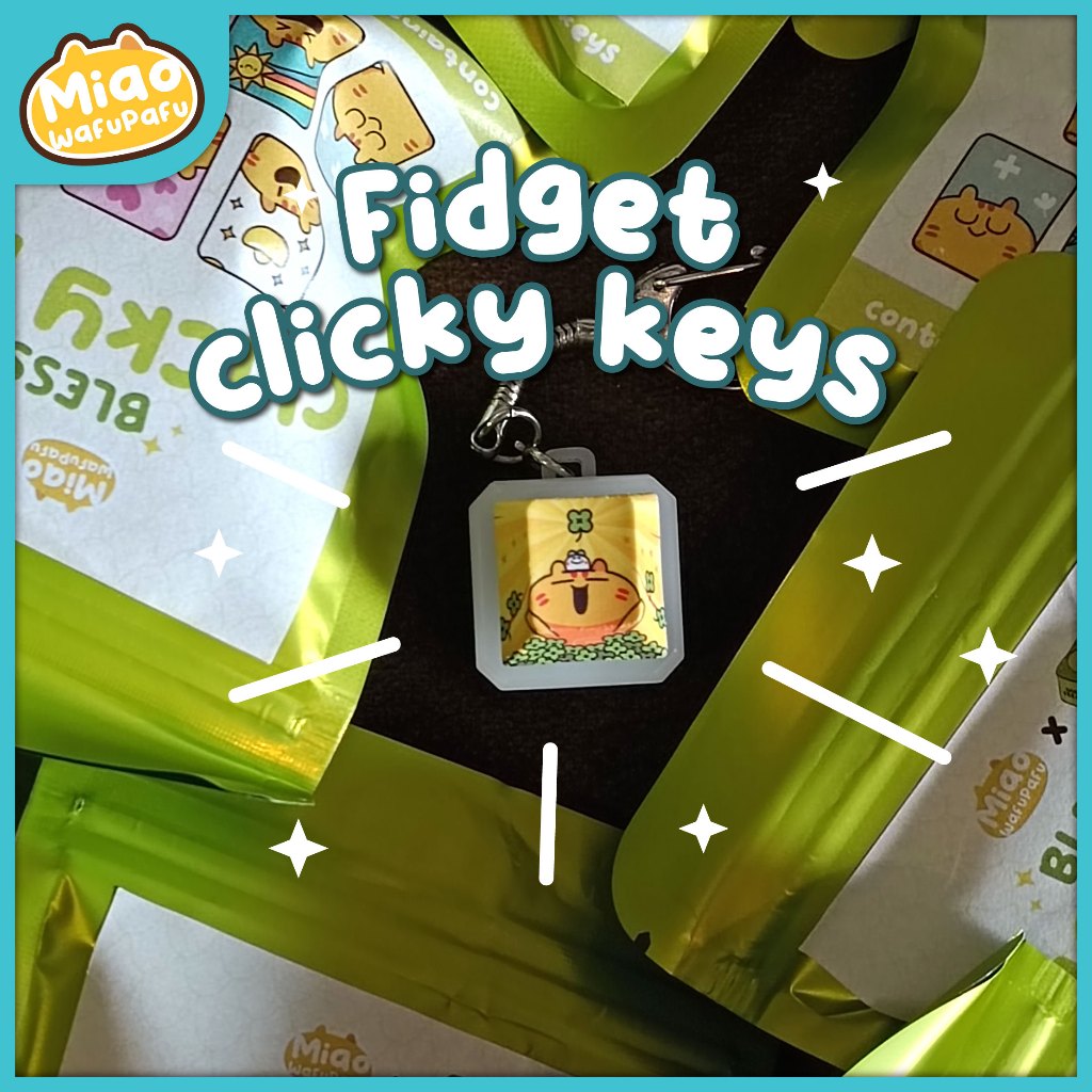 MiaoWafuPafu Blessing Clicky Keys Blind Bags (Edisi 1) | Shopee Malaysia
