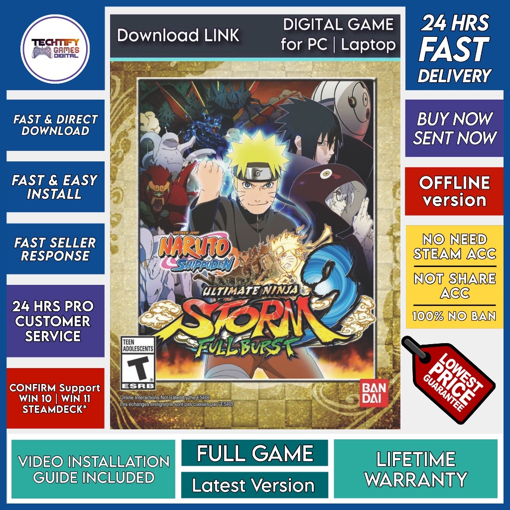 [PC Game] NARUTO SHIPPUDEN Ultimate Ninja STORM 3 Full Burst - Offline ...