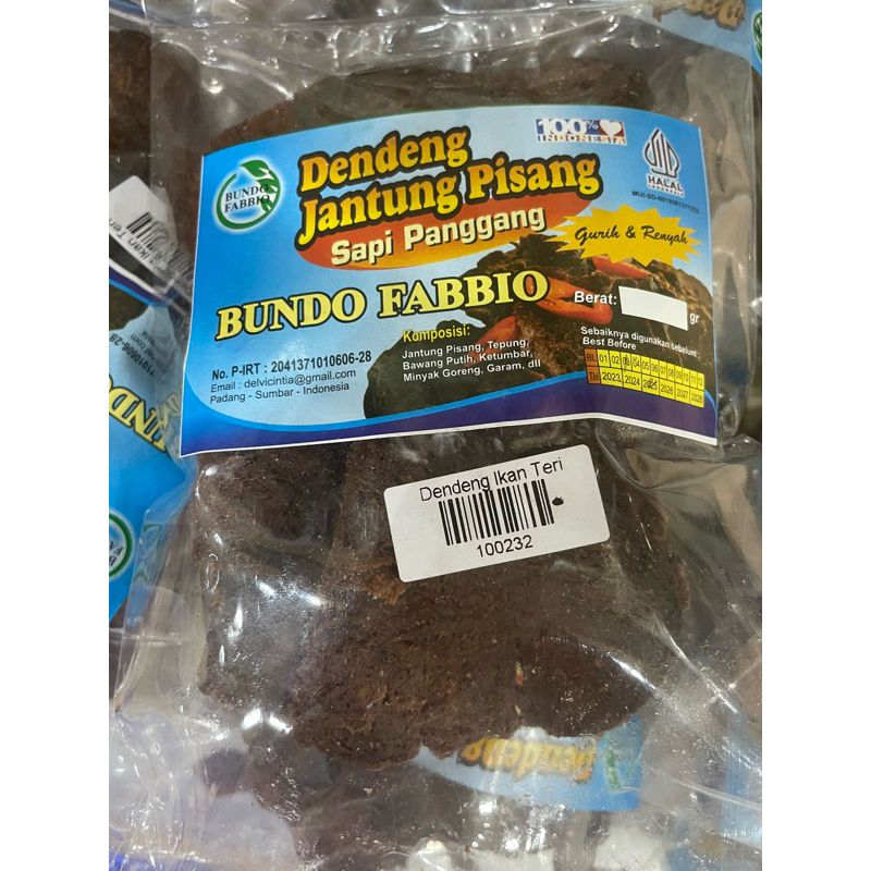 Dendeng Daun Pisang Bundo Fabrio | Shopee Malaysia
