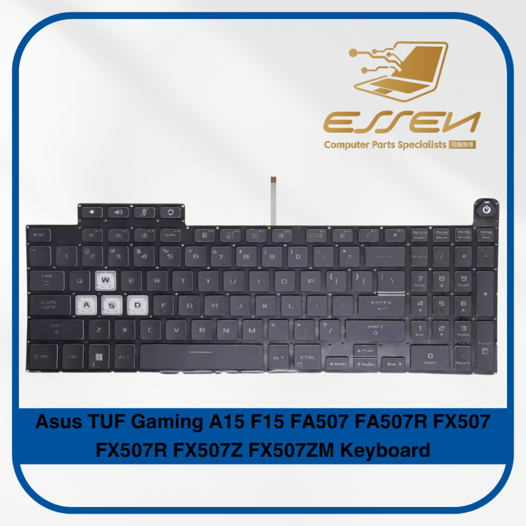 Replacement Keyboard For Asus TUF Gaming A15 F15 FA507 FA507R FX507 ...