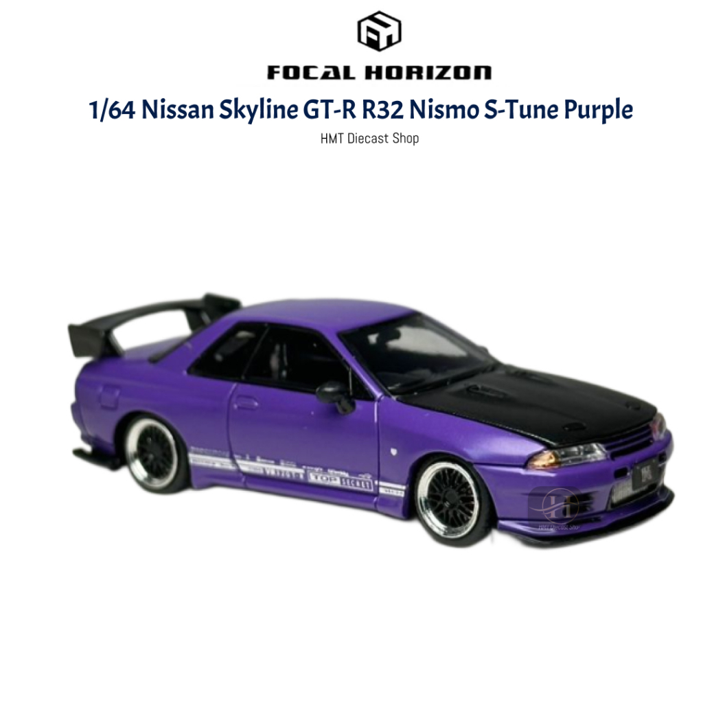 (READY STOCK) FOCAL HORIZON 1/64 Nissan Skyline GTR R32 Nismo S-Tune ...