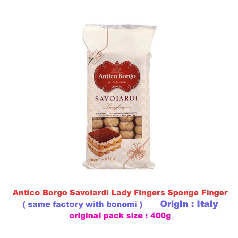 Antico Borgo Savoiardi Lady Fingers Sponge Finger / same factory with ...