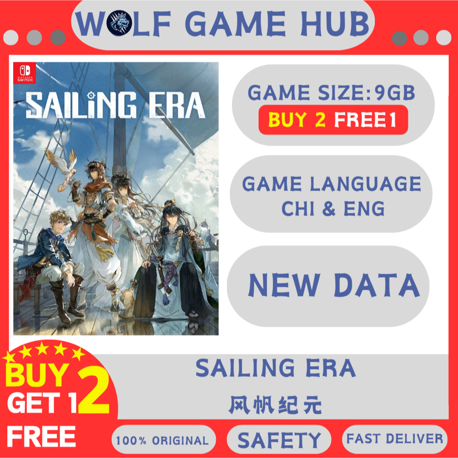 Sailing Era BUY 2 FREE 1 (Nintendo switch) Digital Game Download Permainan Digital Muat Turun ...