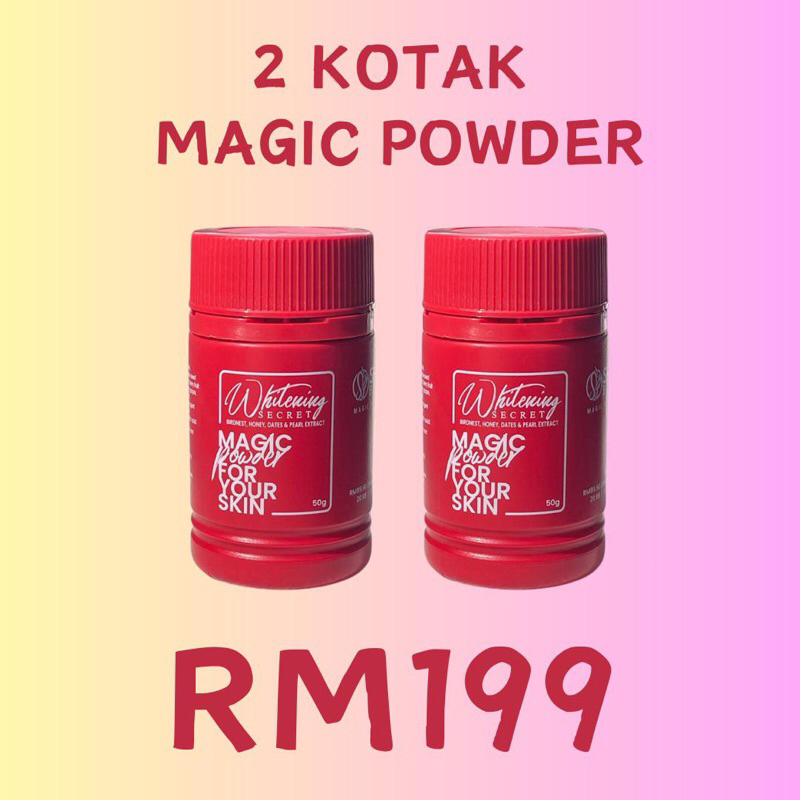 ORIGINAL HQ 100% Whitening Secret Sheyra Beauty Magic Powder | Shopee ...