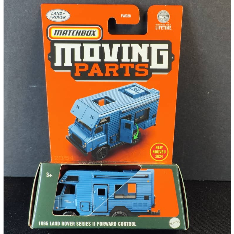 Matchbox 1965 Land Rover Series II Forward Control - Blue (Moving Parts ...