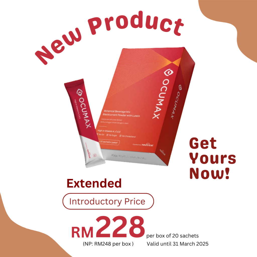 PROMOTION - Ocumax Eye Care Expert -Improve Vision Clarity 20 sachets x ...