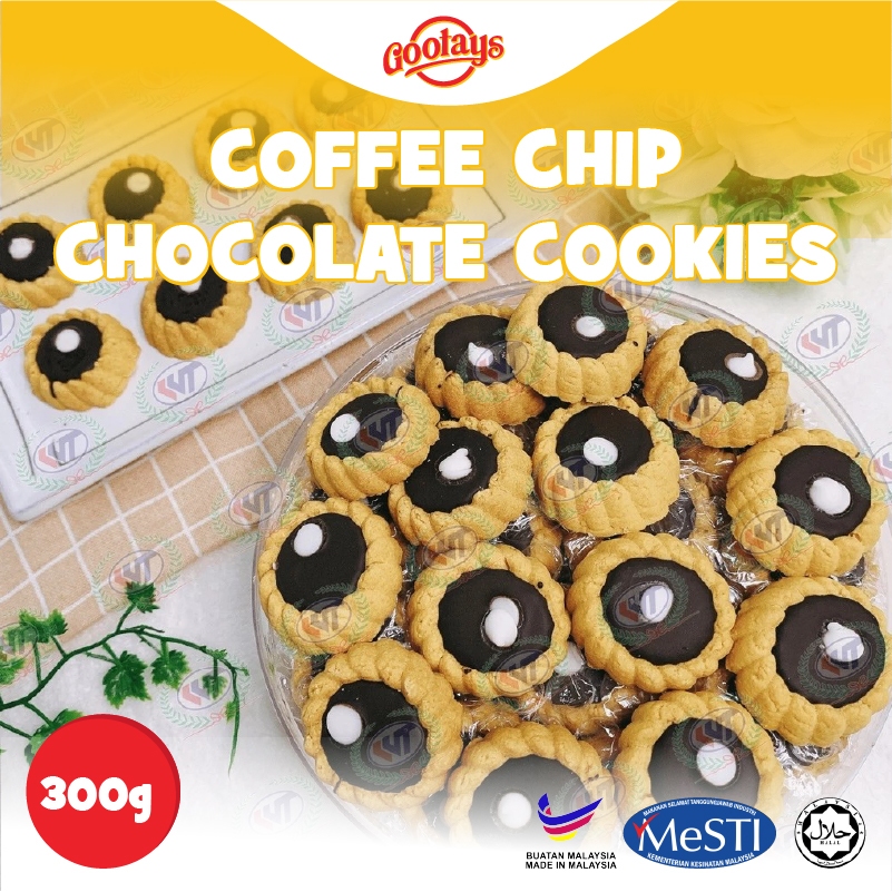[Premium Cookies] Coffee Chip Chocoalte Halal Cookies Biskut Kopi ...