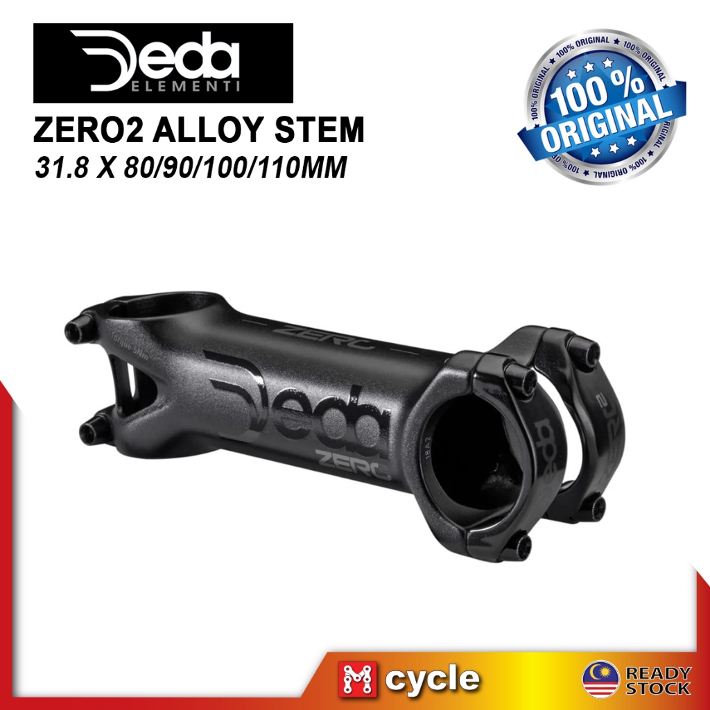 DEDA Elementi Zero2 Superlight 3D Alloy Stem for Road Bike MTB 31.8mm x 80mm 90mm 100mm 120mm 7 ...