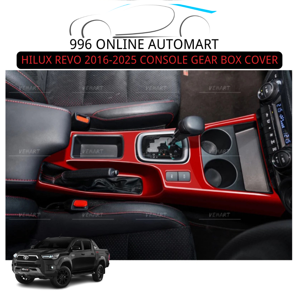 TOYOTA HILUX REVO ROCCO ROGUE TRD 2016-2025 INTERIOR CONSOLE GEAR BOX ...
