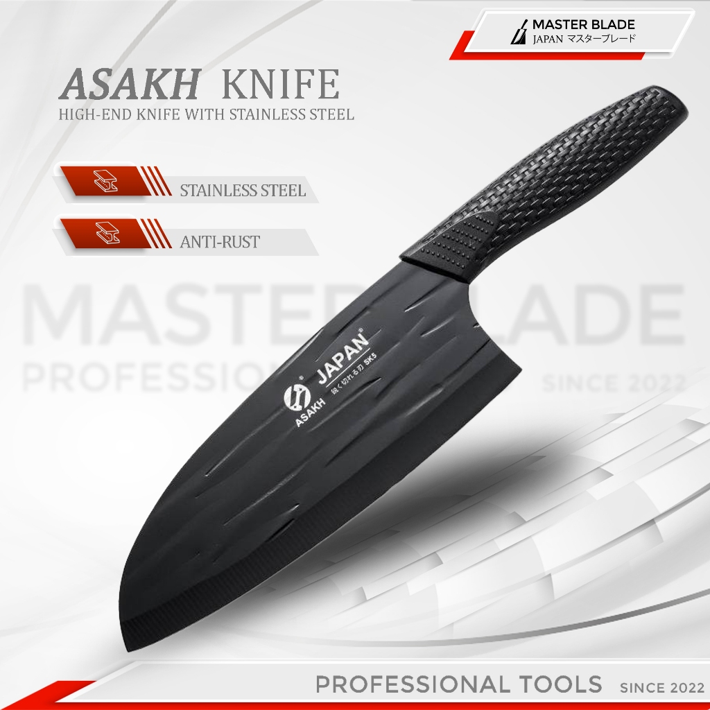 Pisau Japan Cleaver Knife for Meat Cutting Curve Small Professional ...