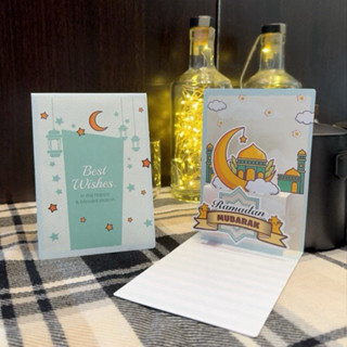 Kad Ucapan Hari Raya/ Ramadan A6 Size Handmade Pop Up Card | Shopee ...