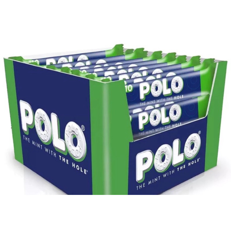 POLO THE ICONIC HOLE MINT CANDY WITH PRESSED SUGAR CONFECTIONERY (24GM ...