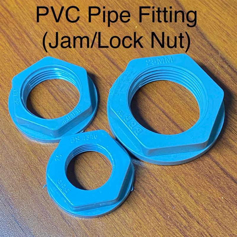 PVC Hex Jam Nut Pipe Lock Nut | Shopee Malaysia