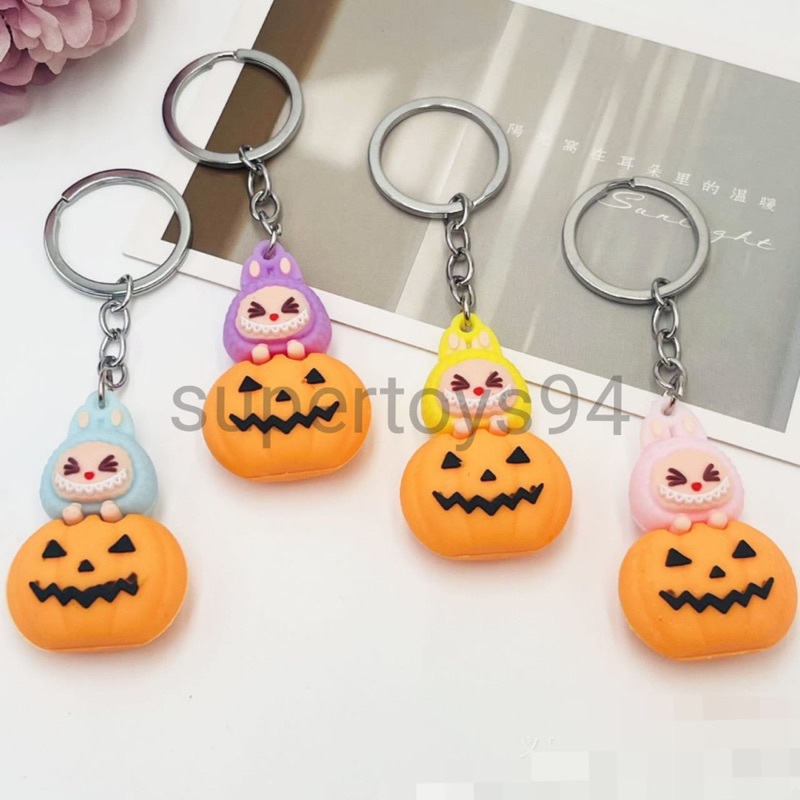 Cute Labubu keychian Cartoon Labubu doll keychain Bag pendant Car ...
