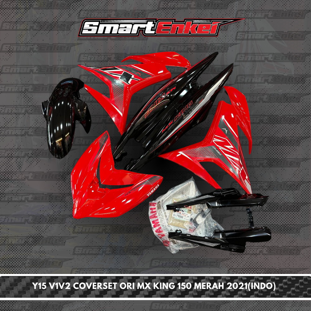 ORIGINAL- Y15 MX KING MERAH 2021 COVERSET ORIGINAL INDONESIA | Shopee ...