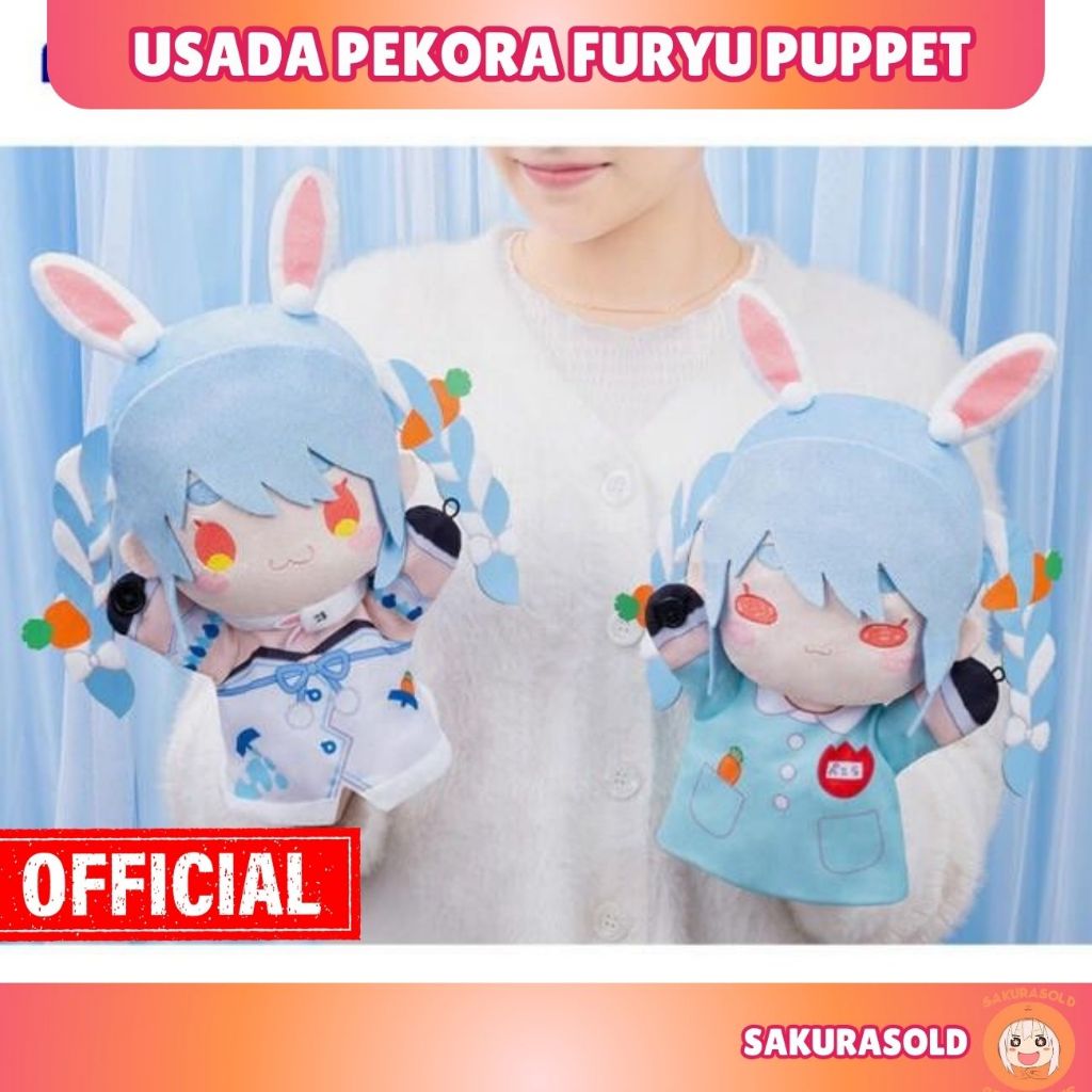 Hololive Furyu Puppet Hololive Official Plush Doll Usada Pekora Puppet ...