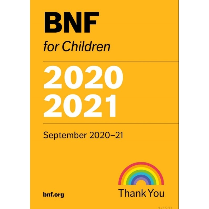 -1269- BNF for Children 2020-2021 (Paediatric Formulary Committee ...