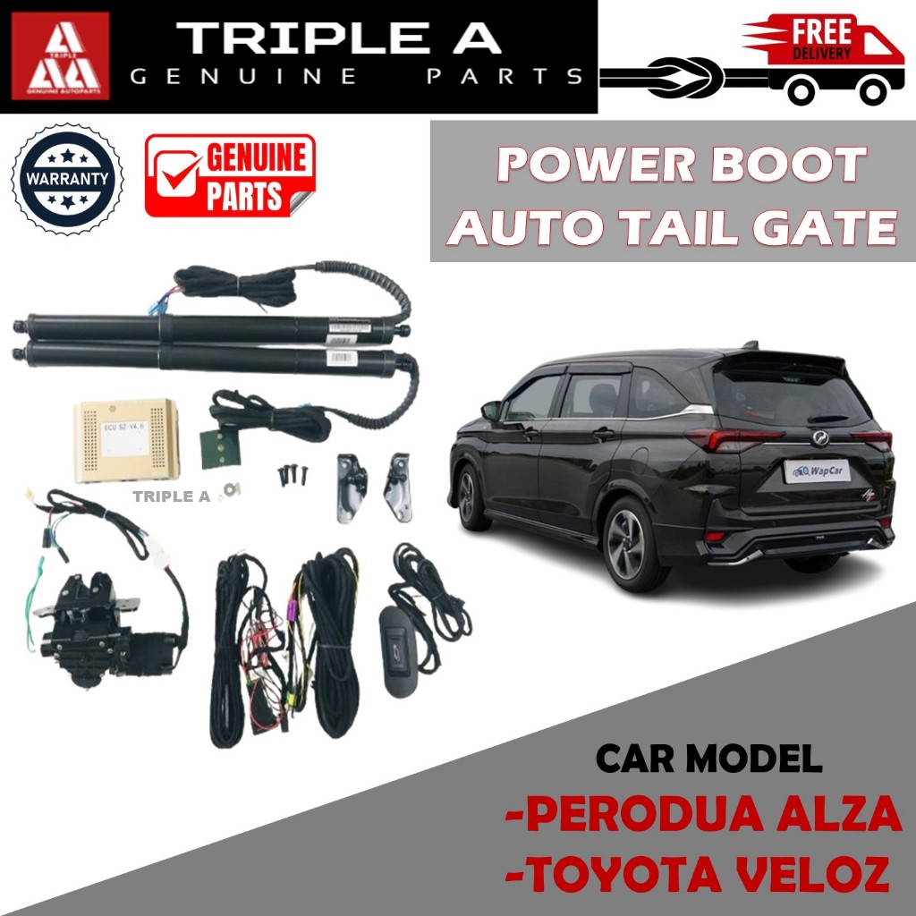 PERODUA ALZA / TOYOTA VELOZ Plug&Play Electric Auto Tailgate Power Boot ...