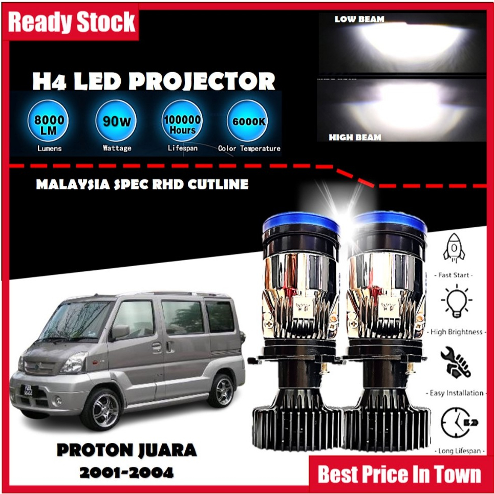 PROTON JUARA 2001-2004 LED Headlight Lampu LED Kereta Car LED Mini ...