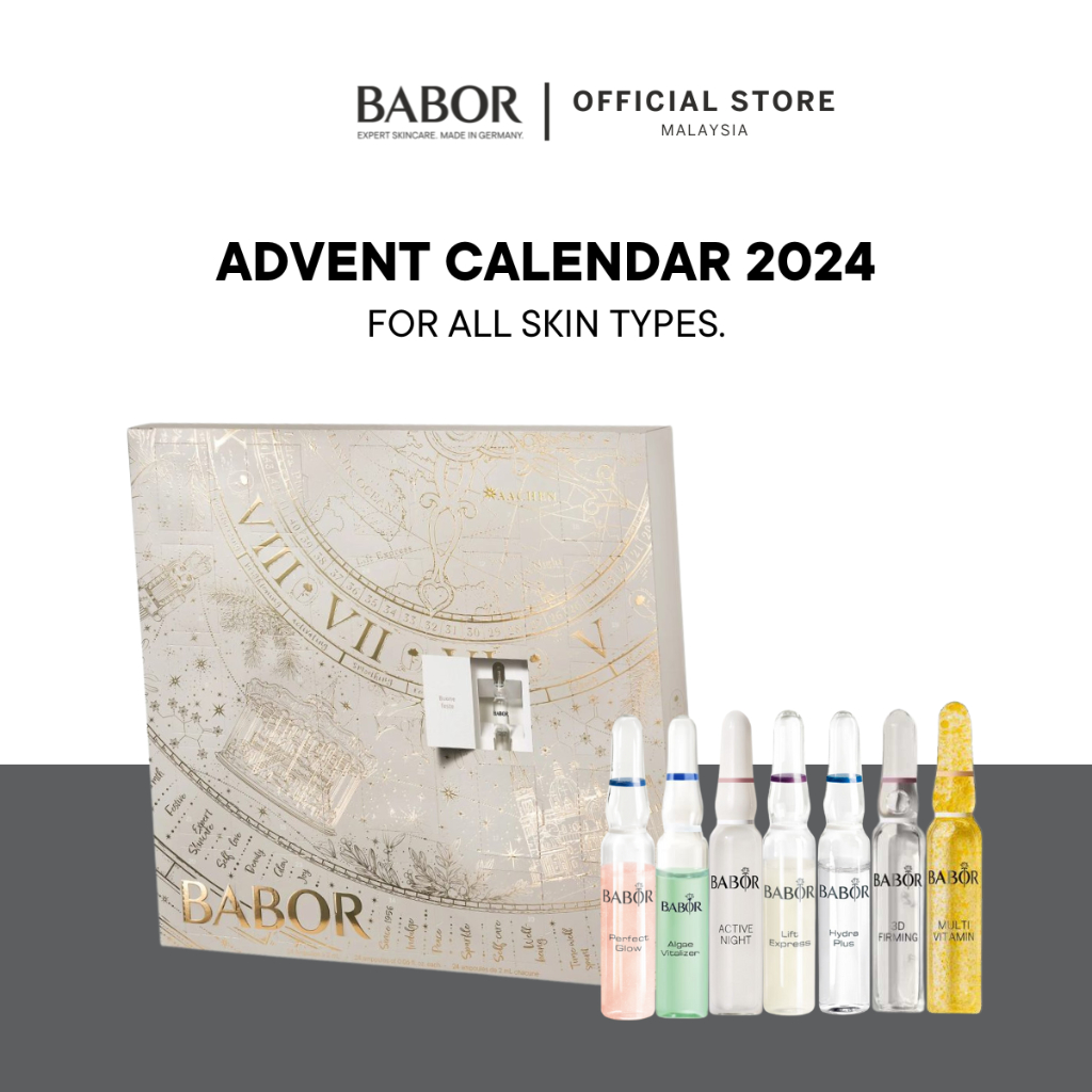 BABOR AMPOULE ADVENT CALENDAR 2024 - Limited edition Ampoule Gift set ...