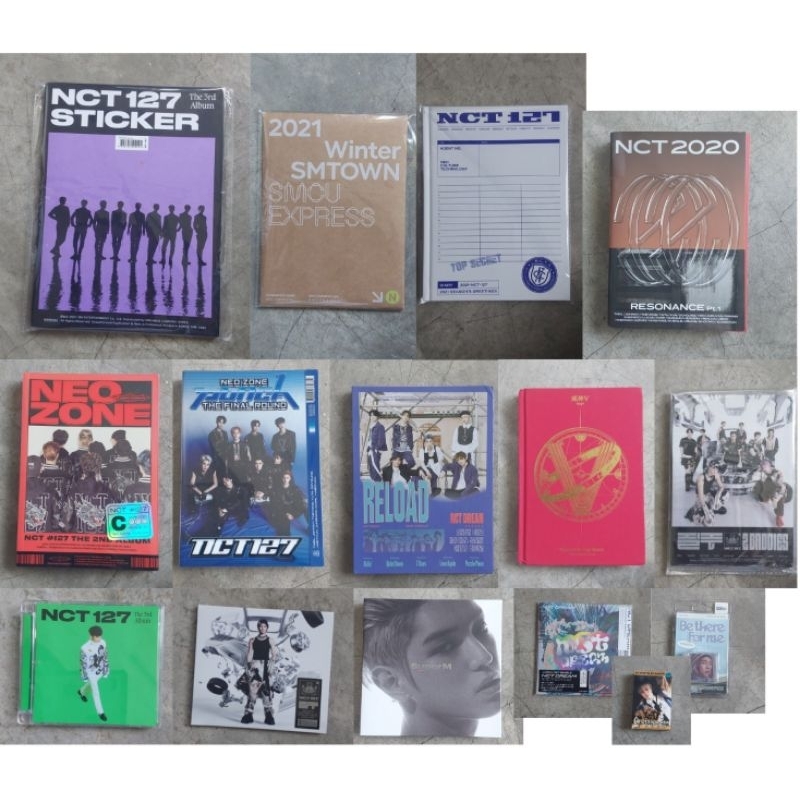(CLEARANCE) nct 127 2018 smcu superm taeyong unsealed 2baddies sticker ...