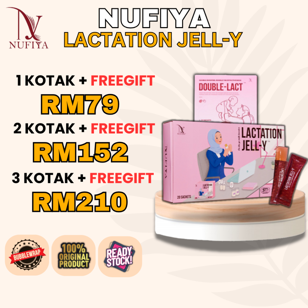 [100% ORIGINAL] NUFIYA LACTATION JELLY NUFIYA MILK BOOSTER MILK BOOSTER ...