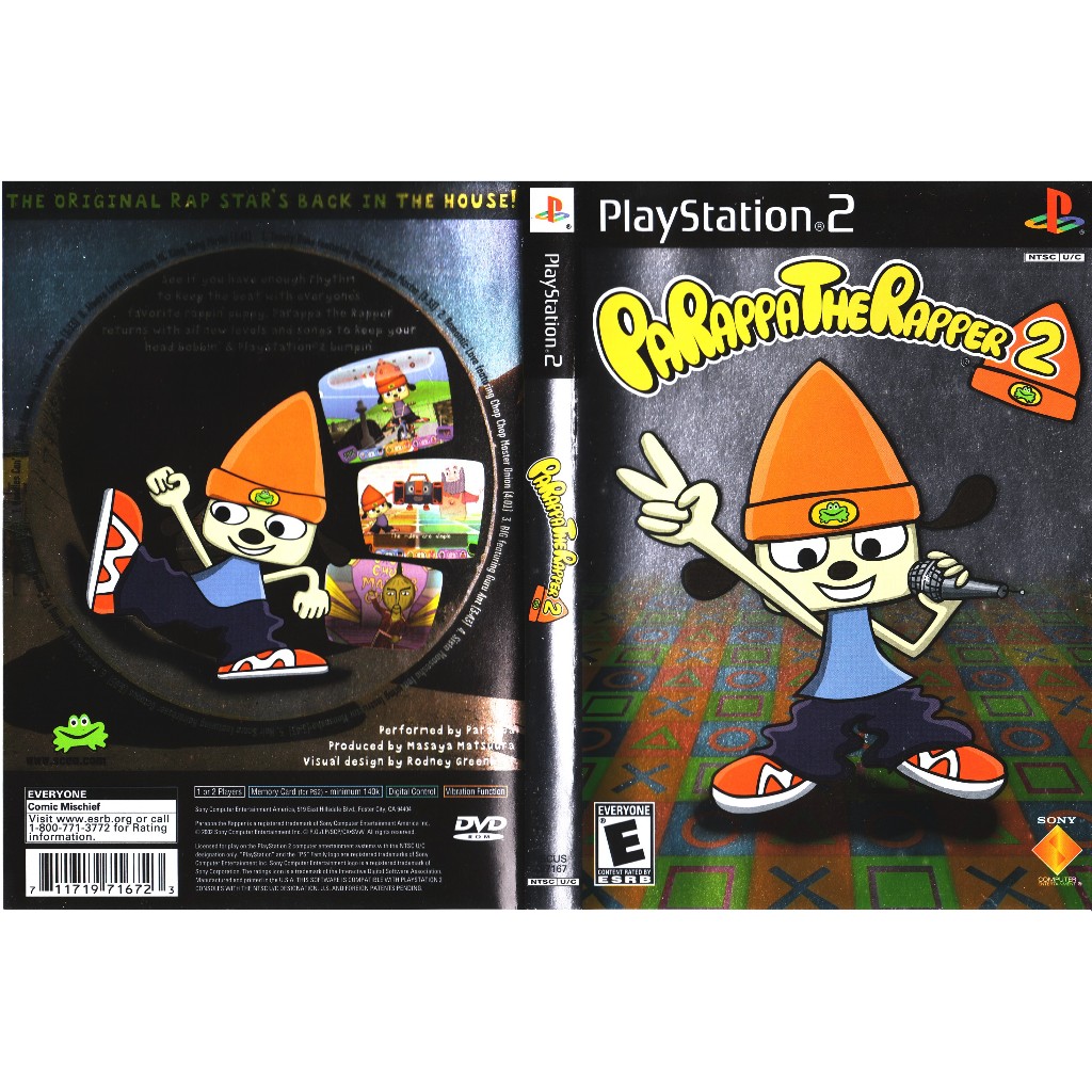 PS2 PaRappa the Rapper 2 (DVD GAME) | Shopee Malaysia