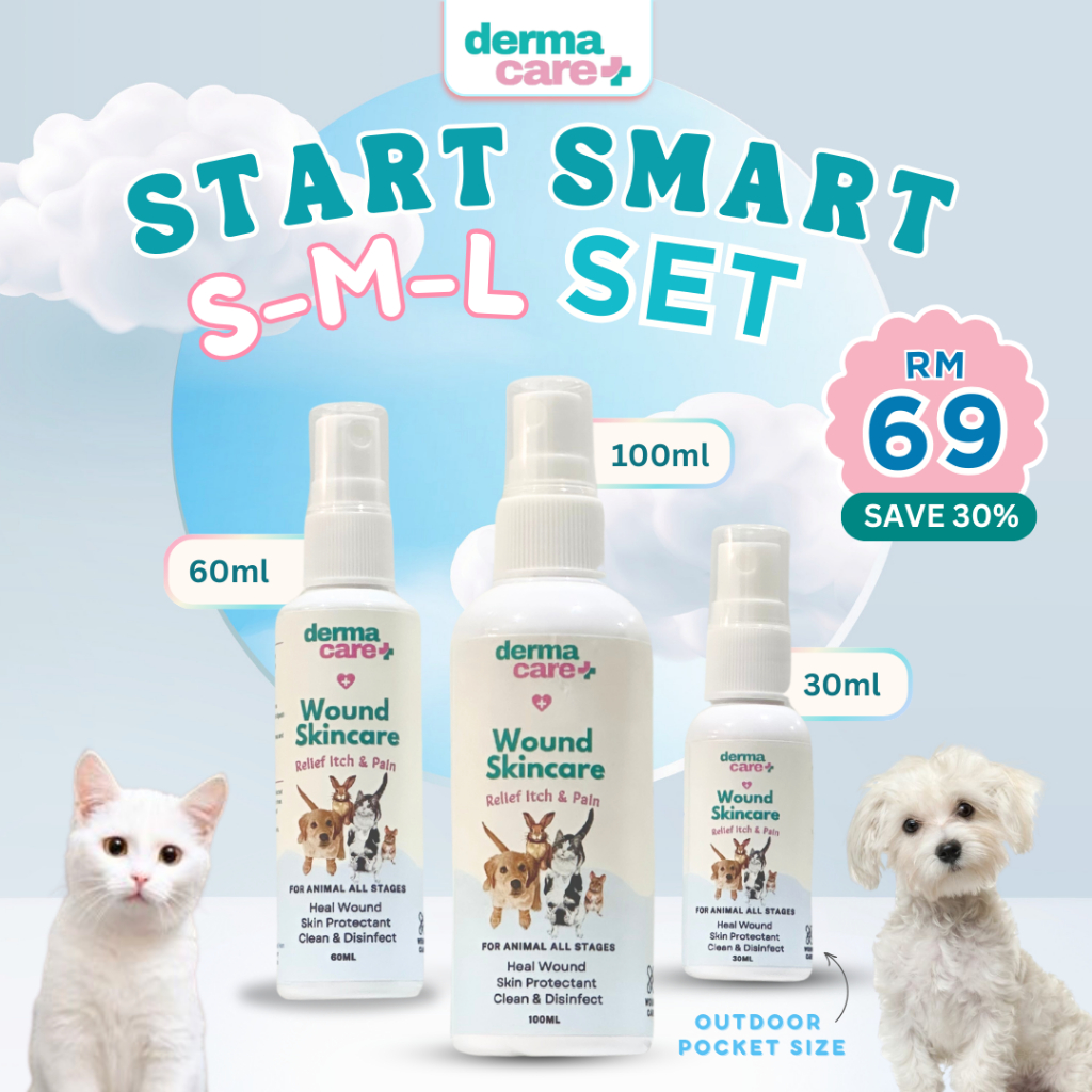 DERMACARE HOCL Multipurpose SkinCare & Fur Coat Daily Care for Cat Dog ...