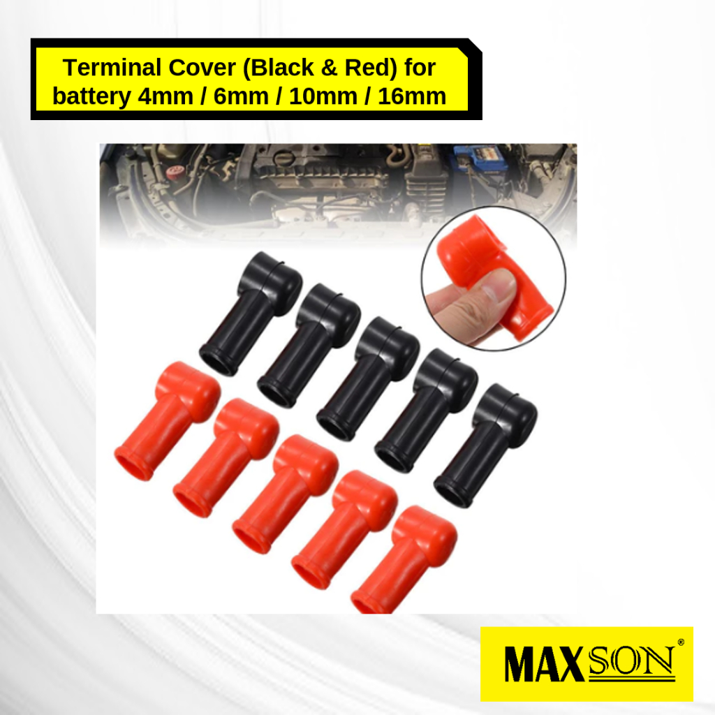 Crilight Cable Lug For Maxson Solar Gel Battery Terminal Cover (Black ...