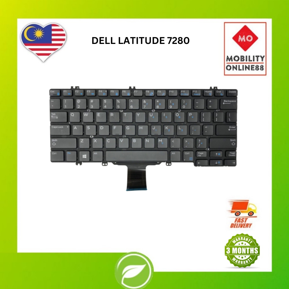 KEYBOARD DELL LATITUDE 7280 LAPTOP KEYBOARD | Shopee Malaysia