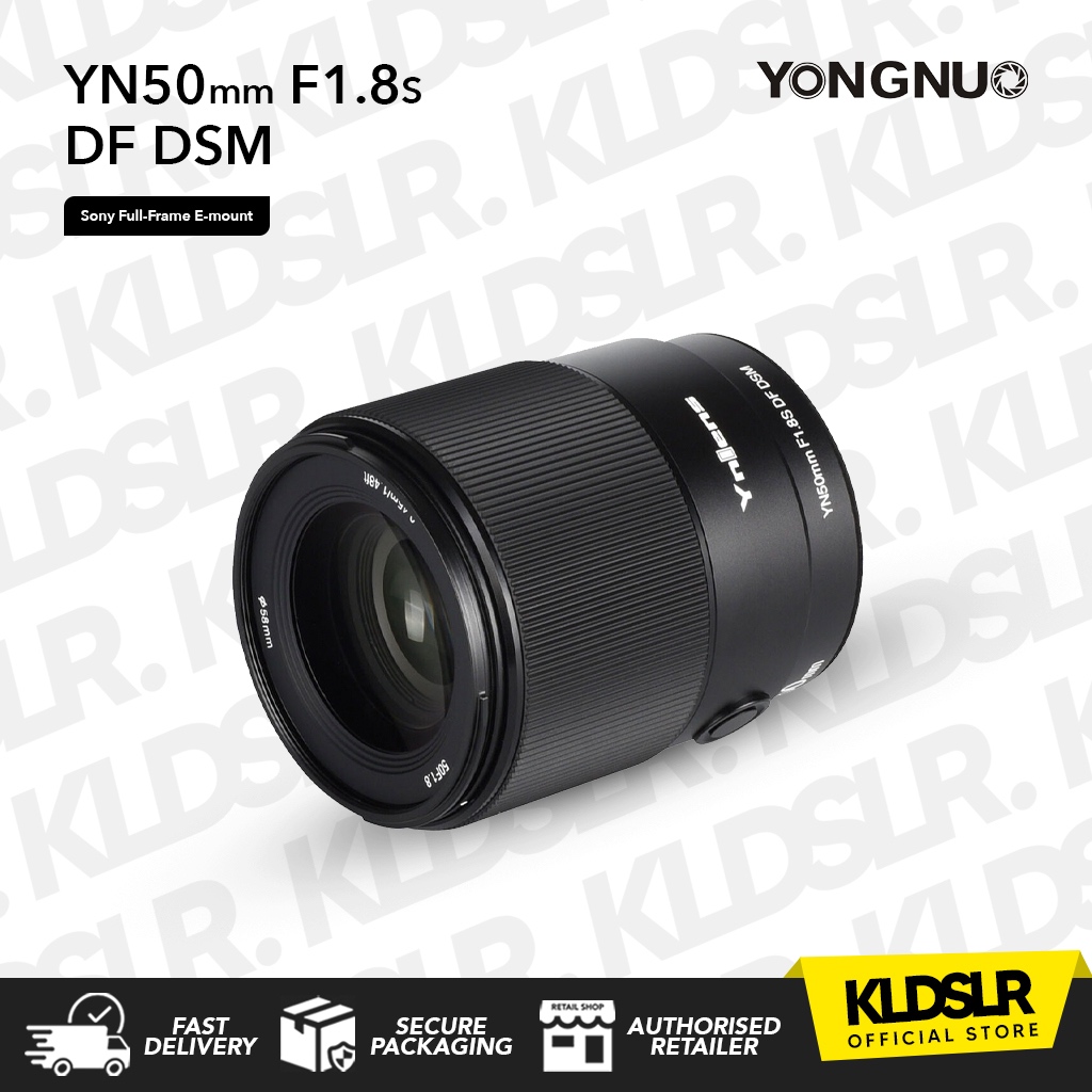 Yongnuo YN50mm F1.8S DF DSM Full Frame, Auto Focus Standard Prime Lens ...