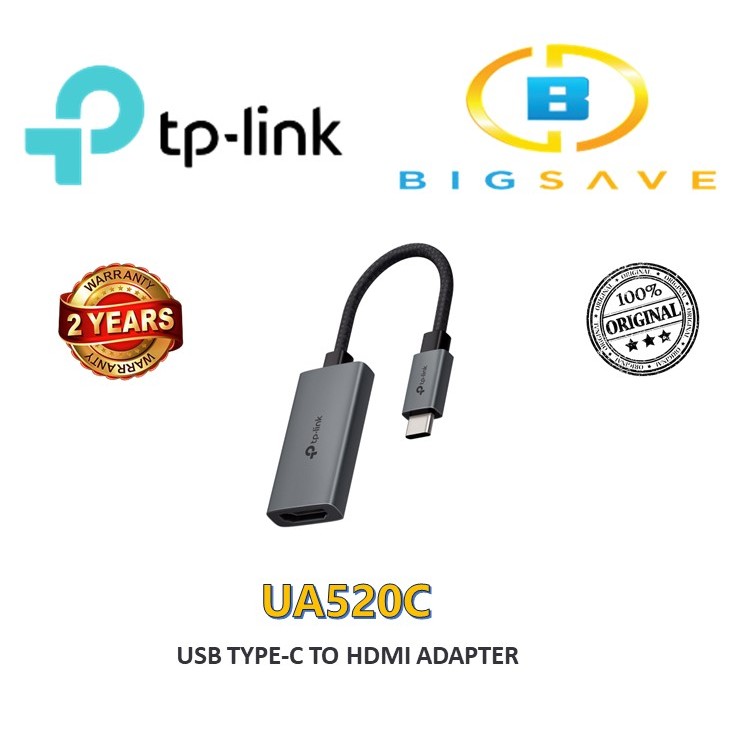 TP-LINK UA520C USB TYPE-C TO HDMI ADAPTER | Shopee Malaysia
