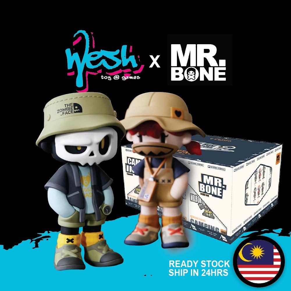 MR. BONE Camping Series 4 骨头先生四代 露营系列 盲盒 潮玩公仔 端盒 Mr Bone Full Set Blind ...