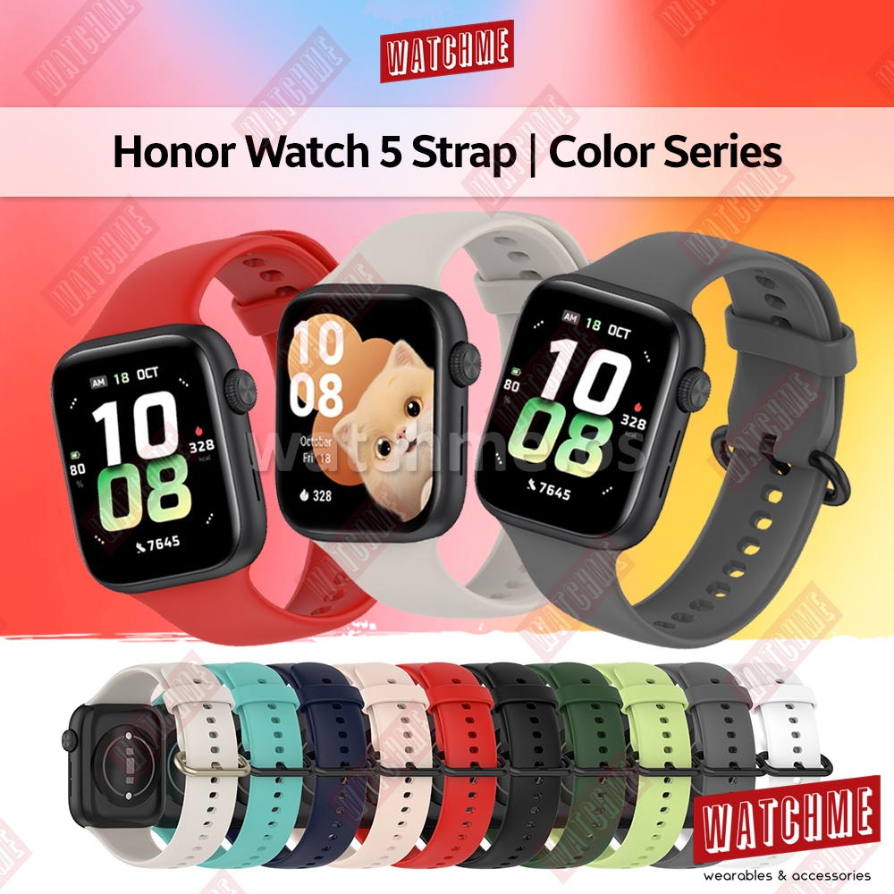 Honor Watch 5 Strap, Color Series, Smartwatch Sport Band Strap, 10 ...