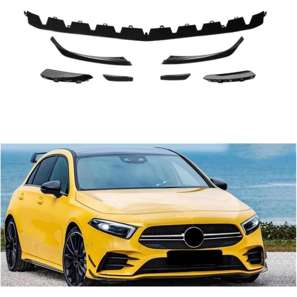 for Benz A Class W177 V177 A class A35 AMG Front Bumper Lip Side ...
