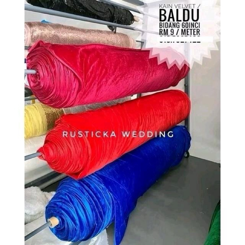 Bidang 60inci Kain Velvet Plush baldu Meter Wedding Backdrop Curtain ...