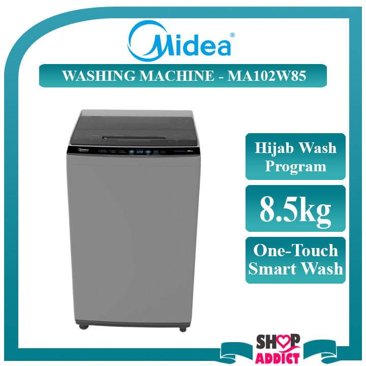 Midea 8.5kg Fully Auto Washing Machine MA102W85 Mesin Basuh Auto with ...